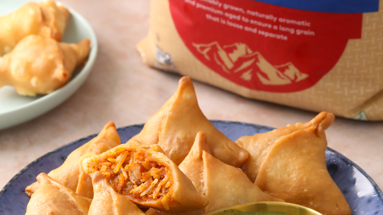 Chicken Tikka Rice Samosa Bites | Authentic Royal®